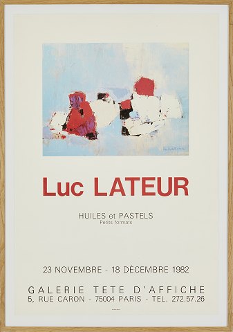 Galleri NT - Luc Lateur fransk udstillingsplakat. | Luc Lateur fransk ...
