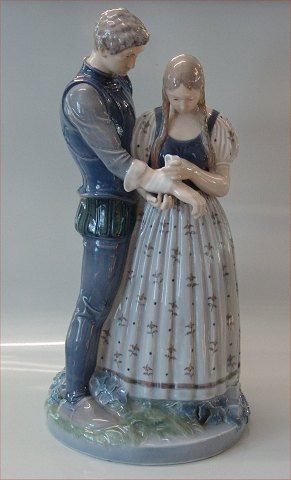 Klosterkælderen - Kongelig Dansk Figur 3171 Ridder og Jomfru Holger ...