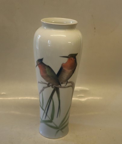 Klosterkælderen - Heubach Vase 27 cm ca 1900 Art Nouveau Fuglevase - Heubach Vase 27 cm ca 1900 ...