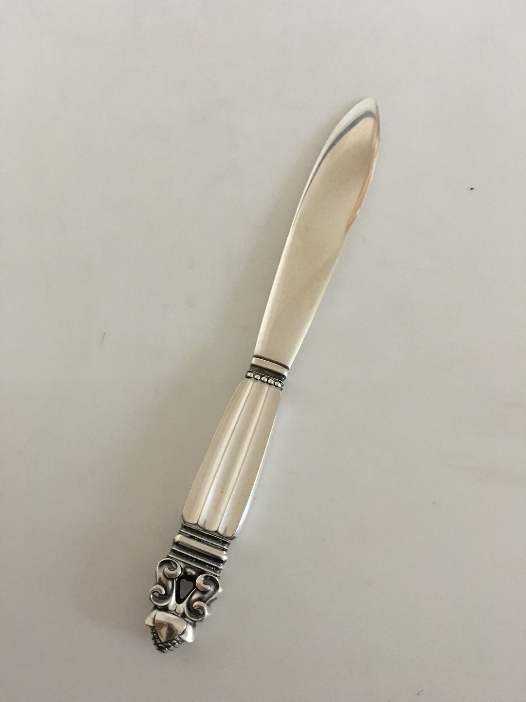 www.Antikvitet.net - Georg Jensen Sterling Sølv Konge Brevkniv No 301 www.Antikvitet.net - Georg Jensen Sterling Sølv Konge Brevkniv No 301