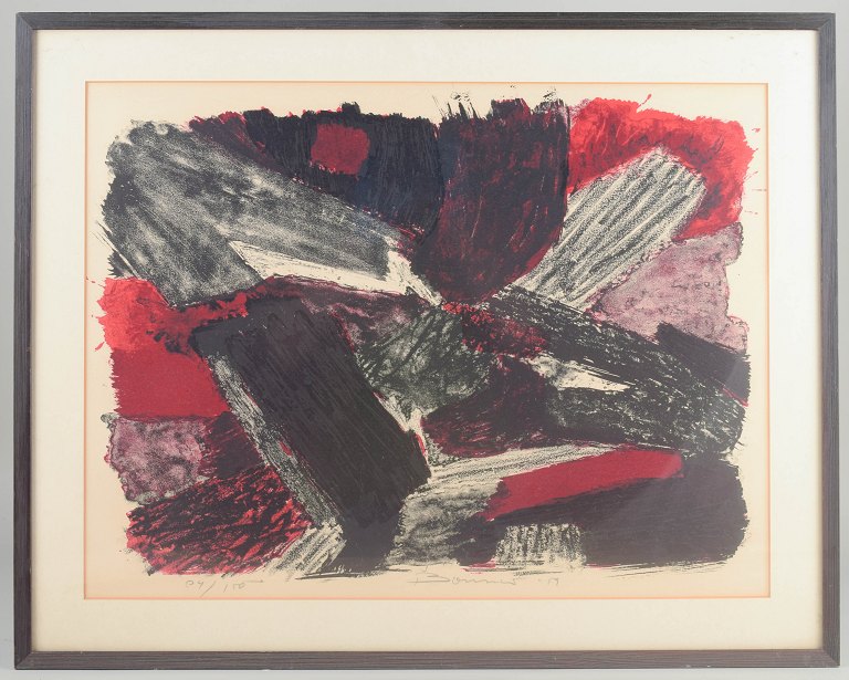 L Art - Olle Bonnier (1925–2016) * Farvelitografi